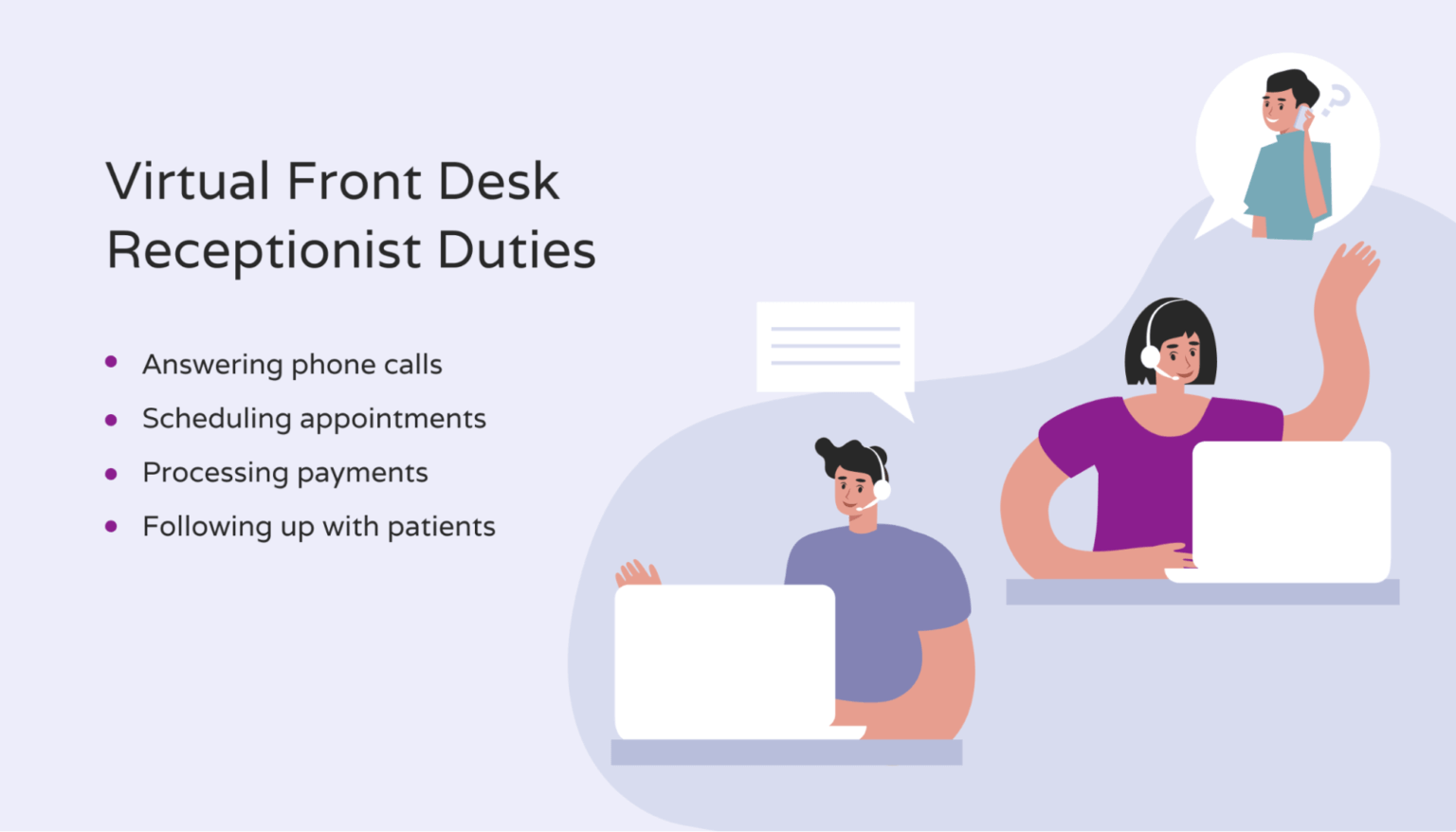 Benefits of Implementing a Virtual Front Desk - Hello Rache